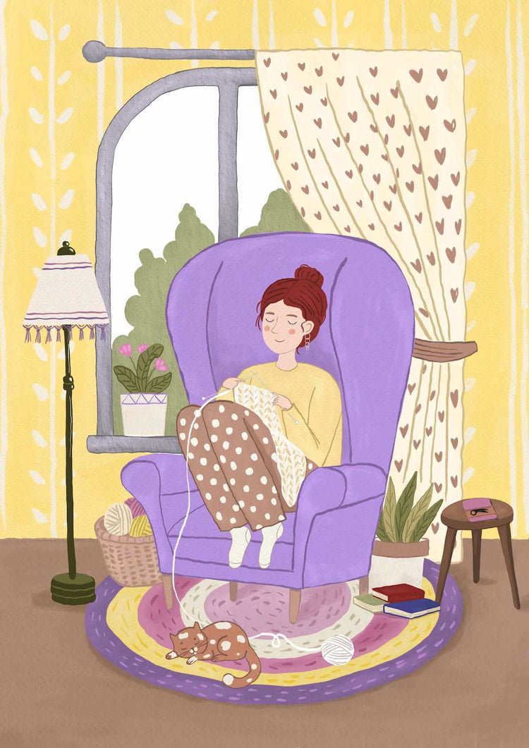 Charmante Strick-Karten von WUNDERSIE